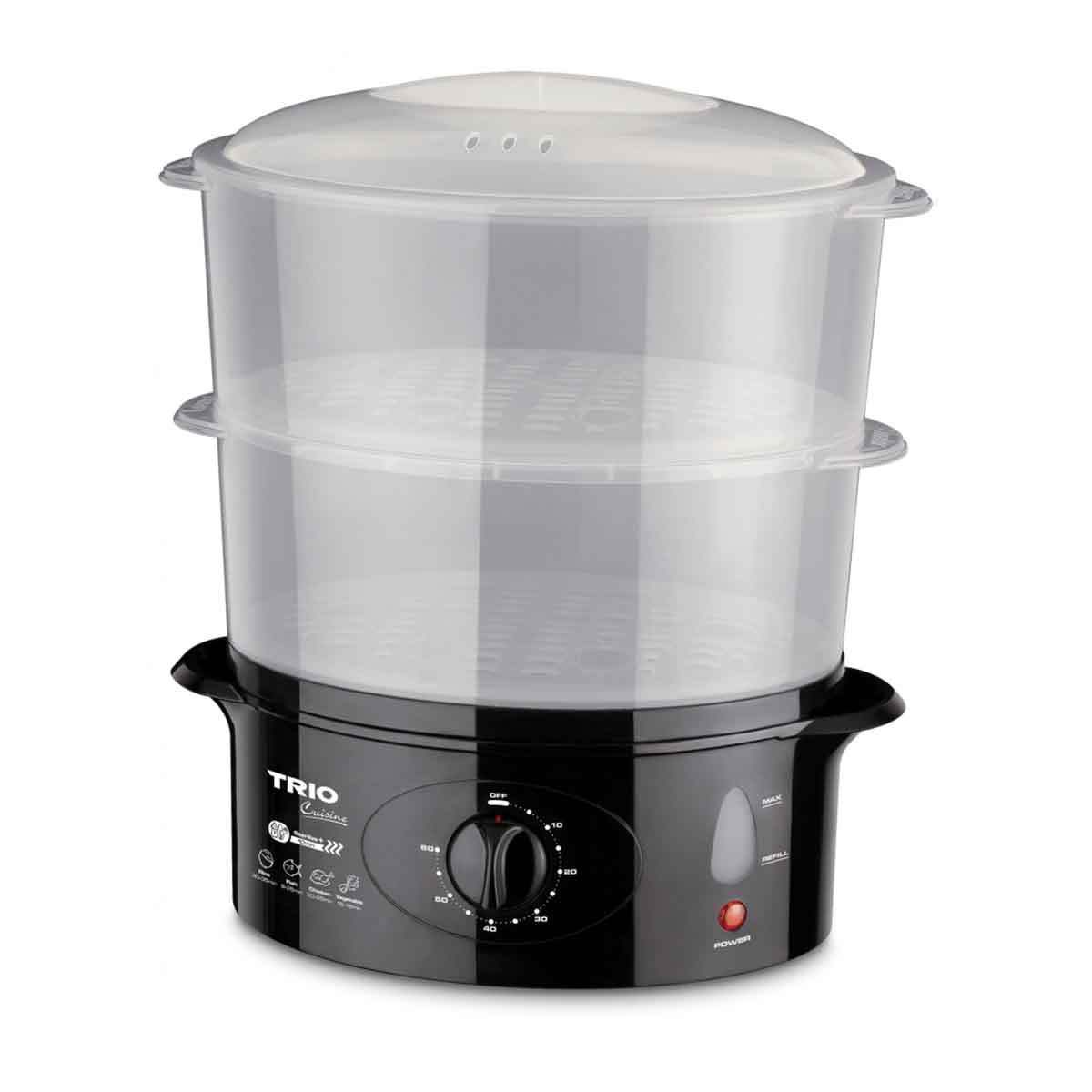 Trio Pengukus Makanan Food Steamer 10L TFS-10
