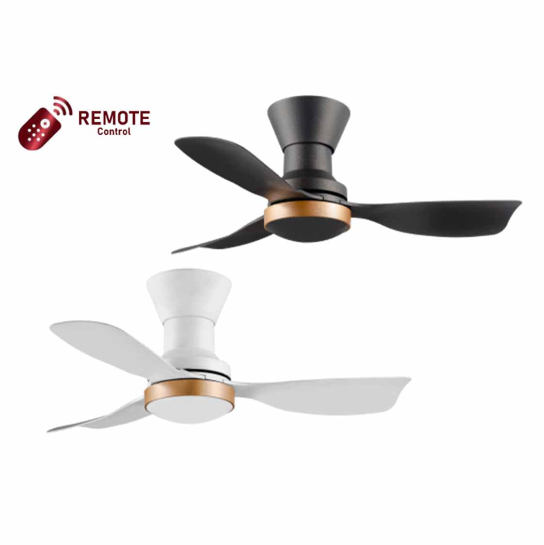Deka Kipas Siling 3 Blade 34” Concept Mini DC Motor Ceiling fan CONCEP