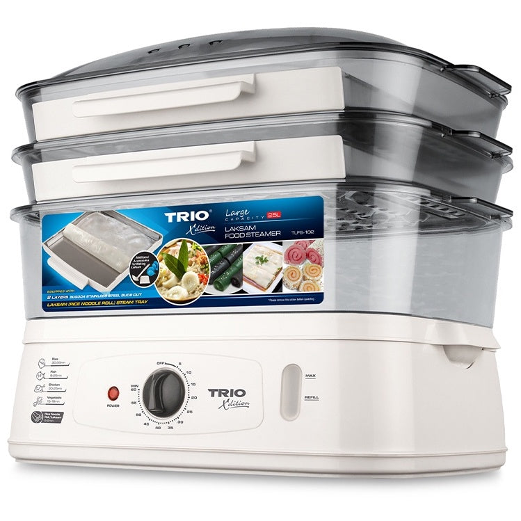 TRIO Pengukus Makanan Laksam Food Steamer (25L) TLFS-102