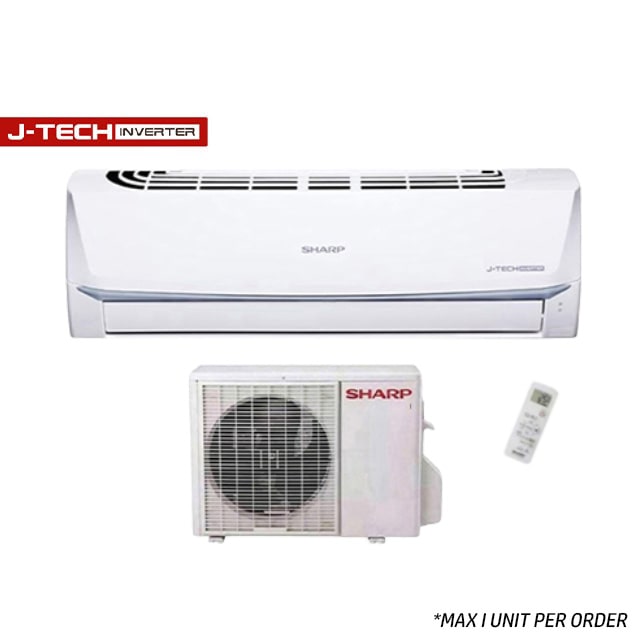 Sharp Inverter J-Tech Air conditioner 2.5HP AHX24VED R32