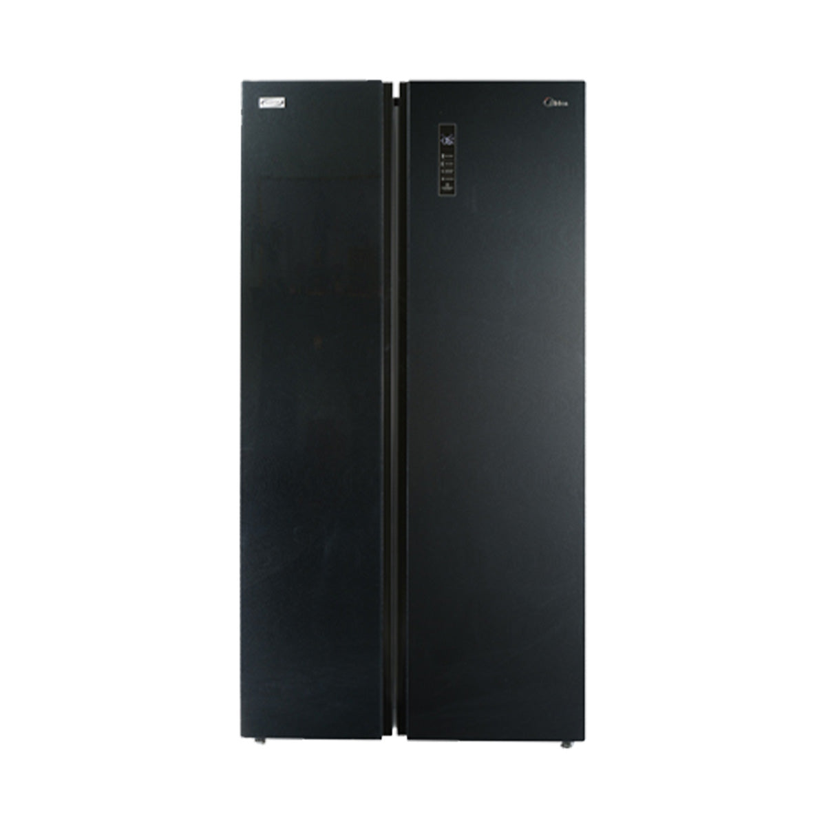 Midea 580L Side By Side Refrigerator Black Glass MSS-582WEGBI MSS582WE
