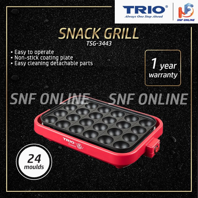 Trio Snack Grill (Takoyaki / Kuih Cara) Big 24pcs TSG-3443